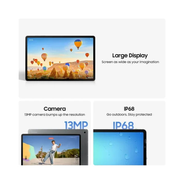 Samsung Galaxy Tab S10 FE 128GB - AI Tablet, 10.9", 90Hz, 13MP Camera ...